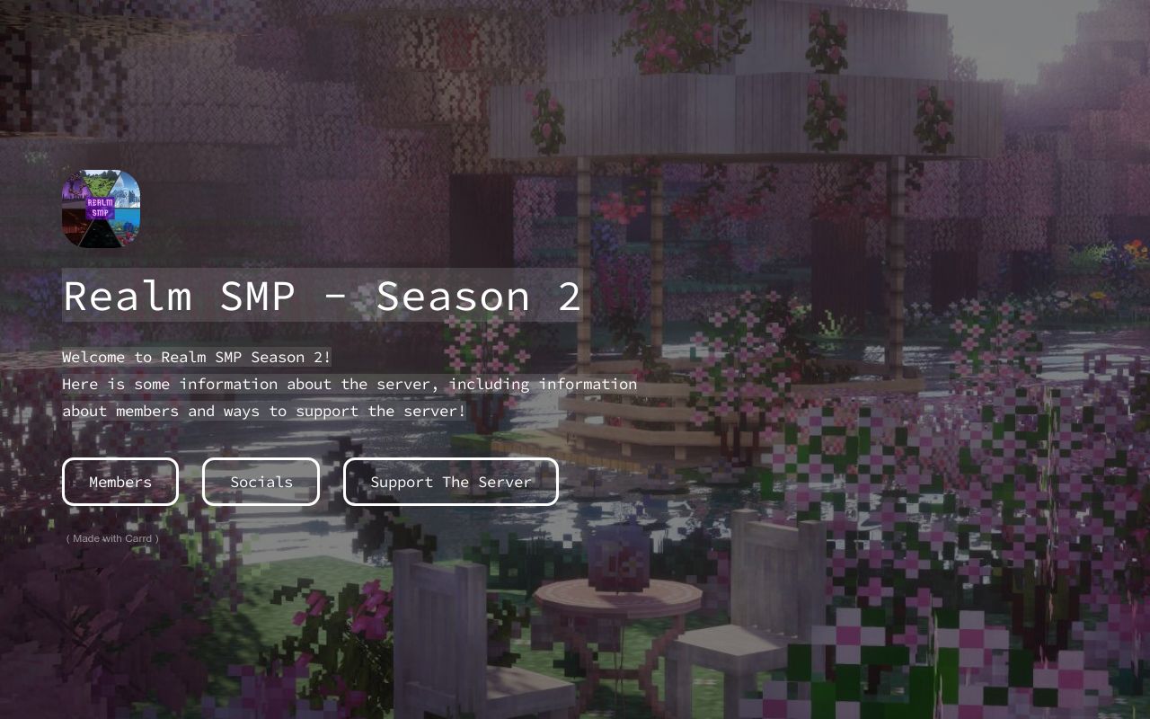 Realm SMP Server